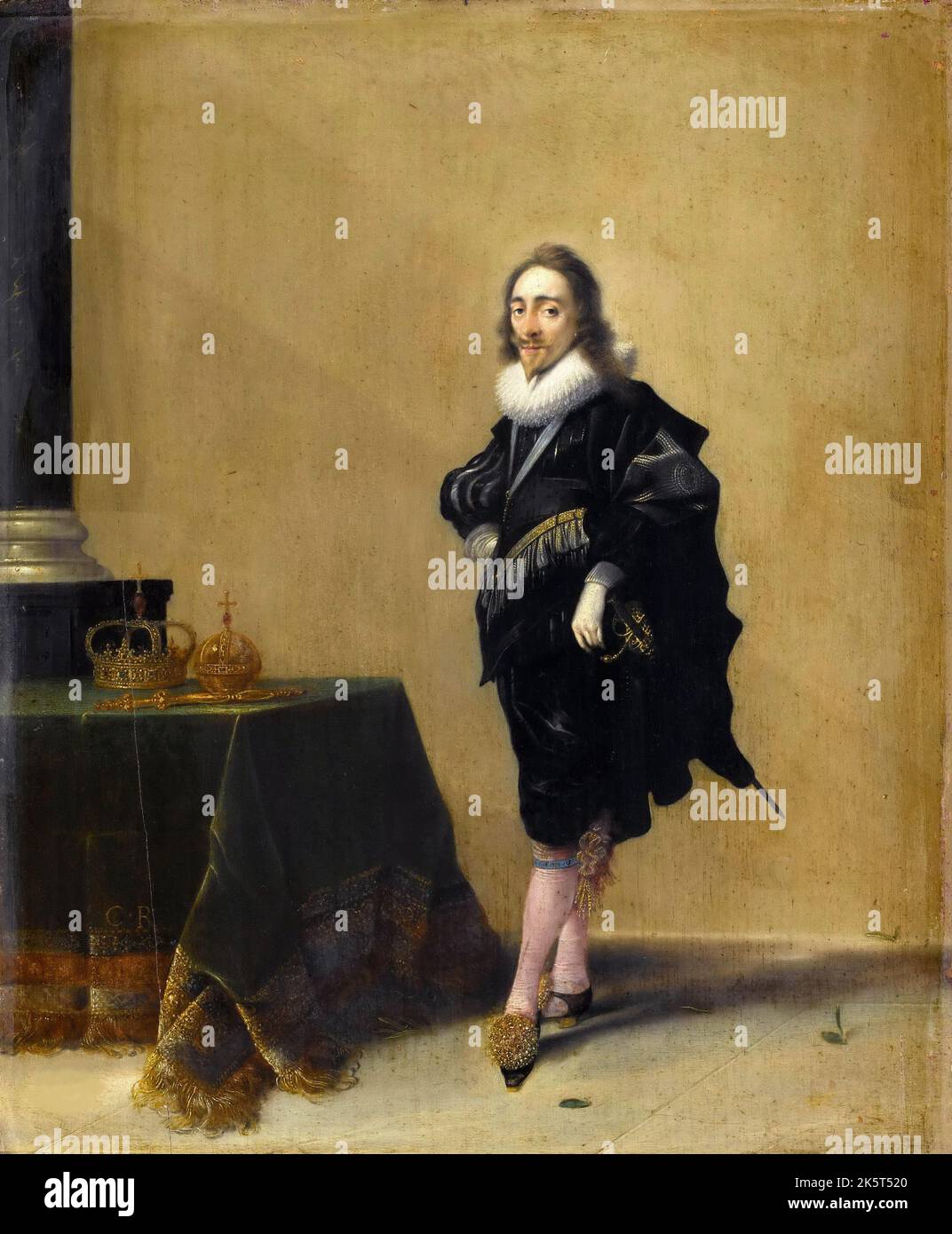Portrait of King Charles I of England, Scotland and Ireland (1600-1649 ...