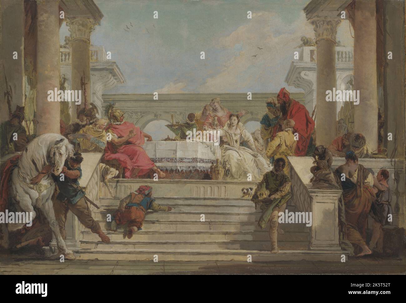 The Banquet of Cleopatra, 1740s. Found in the collection of the ...