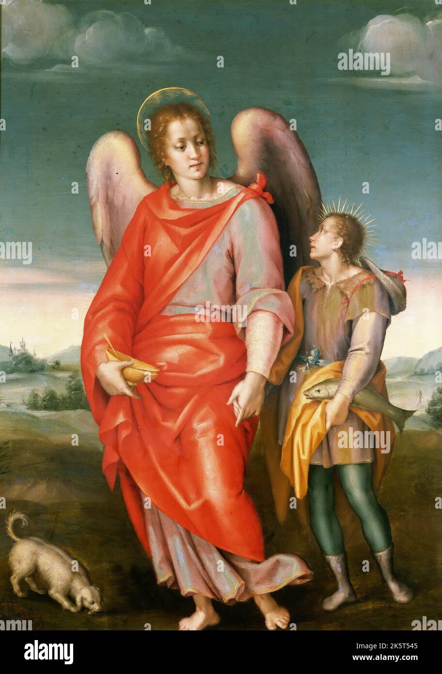 Tobias and the Angel, ca 1545. Found in the collection of the Galleria ...