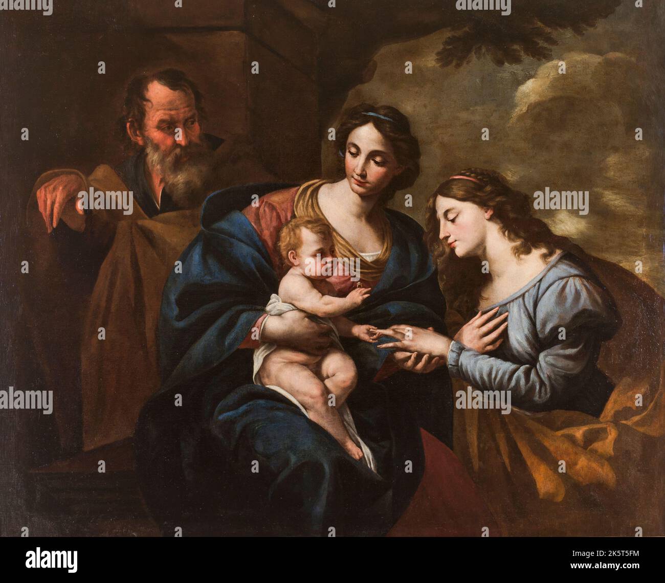 The Mystical Marriage of Saint Catherine, Mid of 17th . Found in the ...