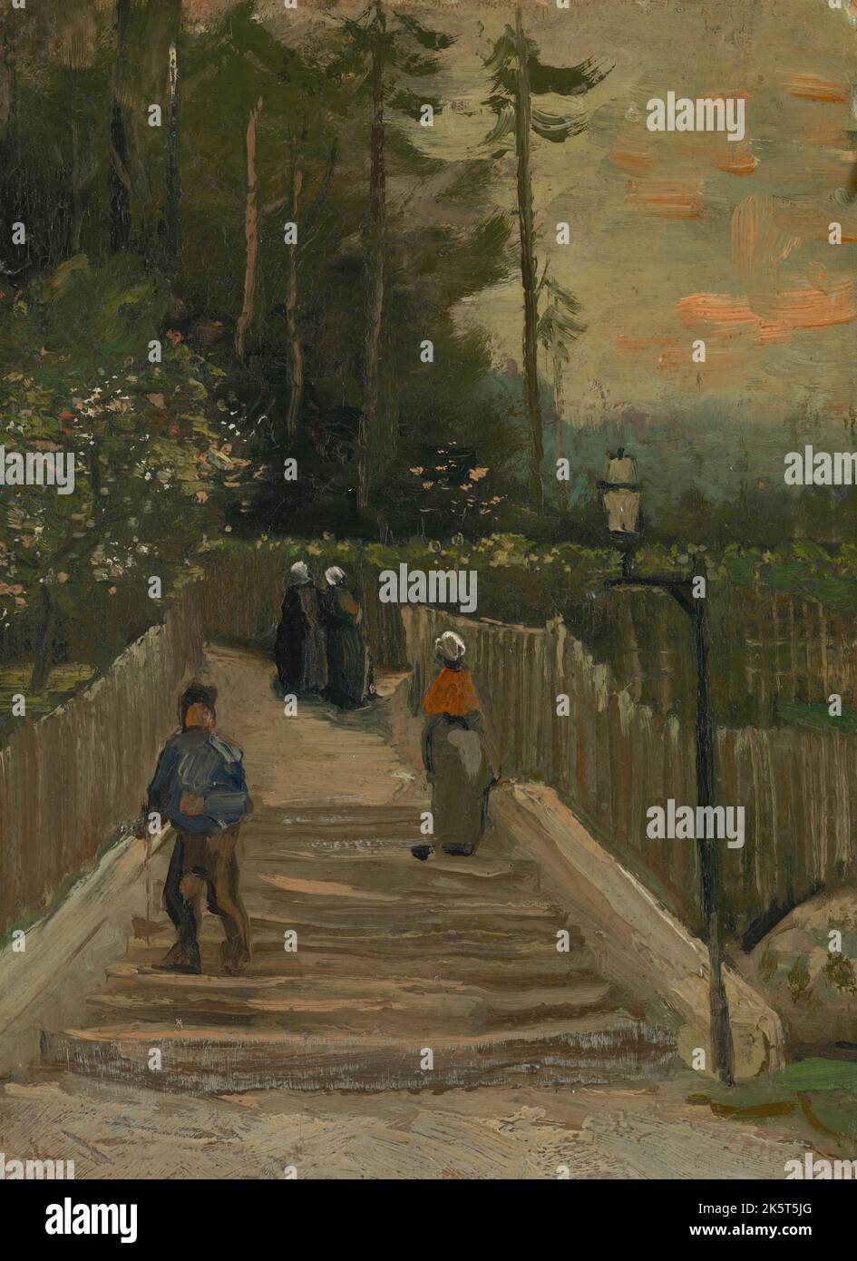 Path in Montmartre, 1886. Found in the collection of the Van Gogh ...