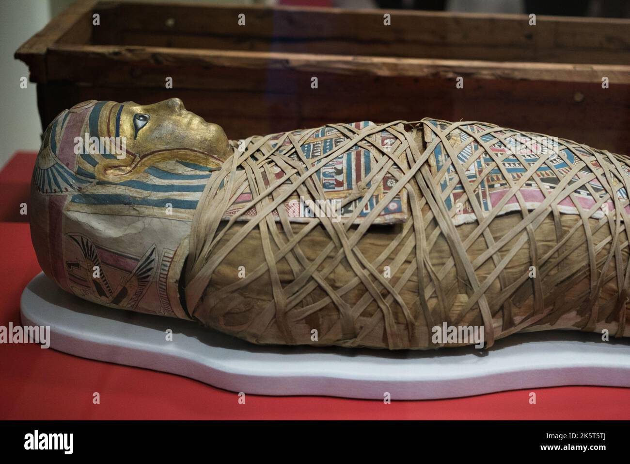 Mummification sculpture hi-res stock photography and images - Alamy