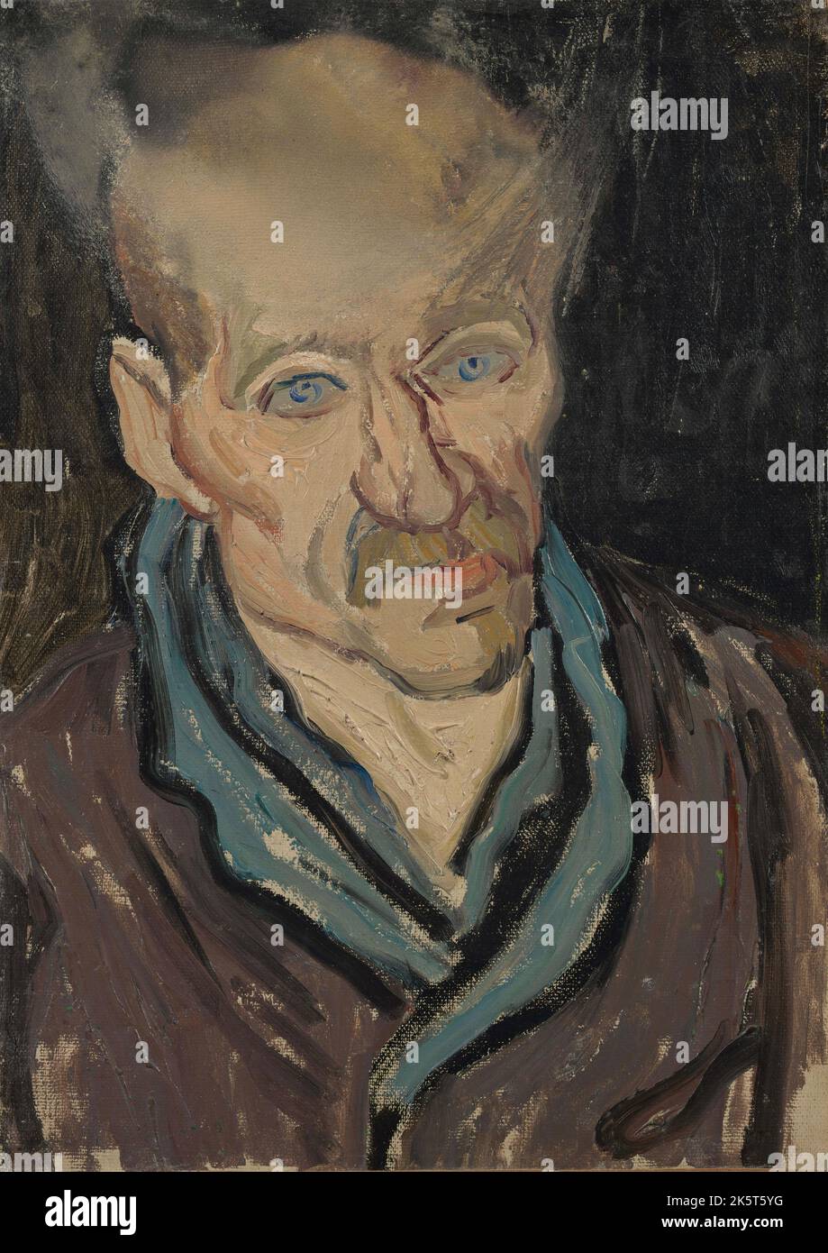 Portrait of a Man (Portrait of a patient at the Hospital Saint-Paul ...