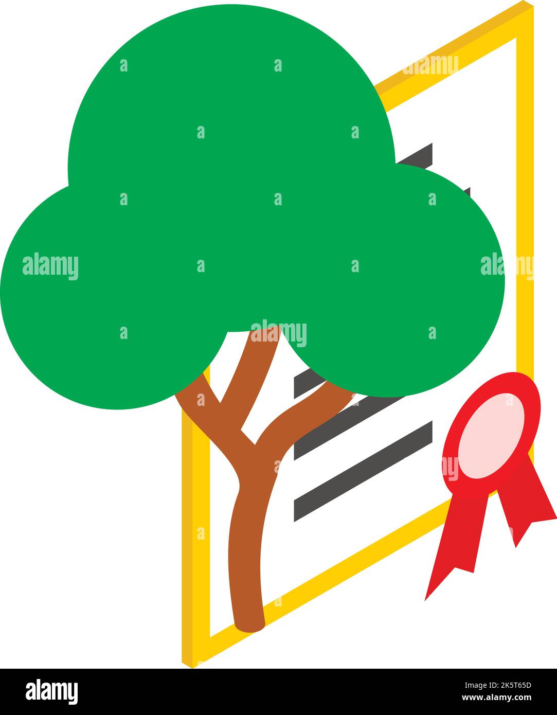 Education document icon isometric vector. Education diploma with stamp ...