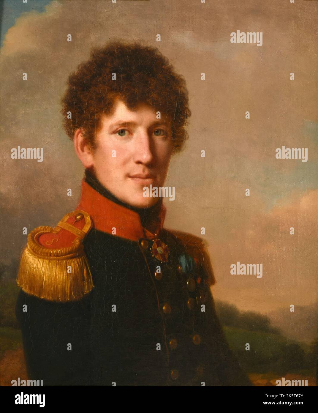 Portrait of Prince Segey Alexandrovich Volkonsky (1786-1838), 1814 ...