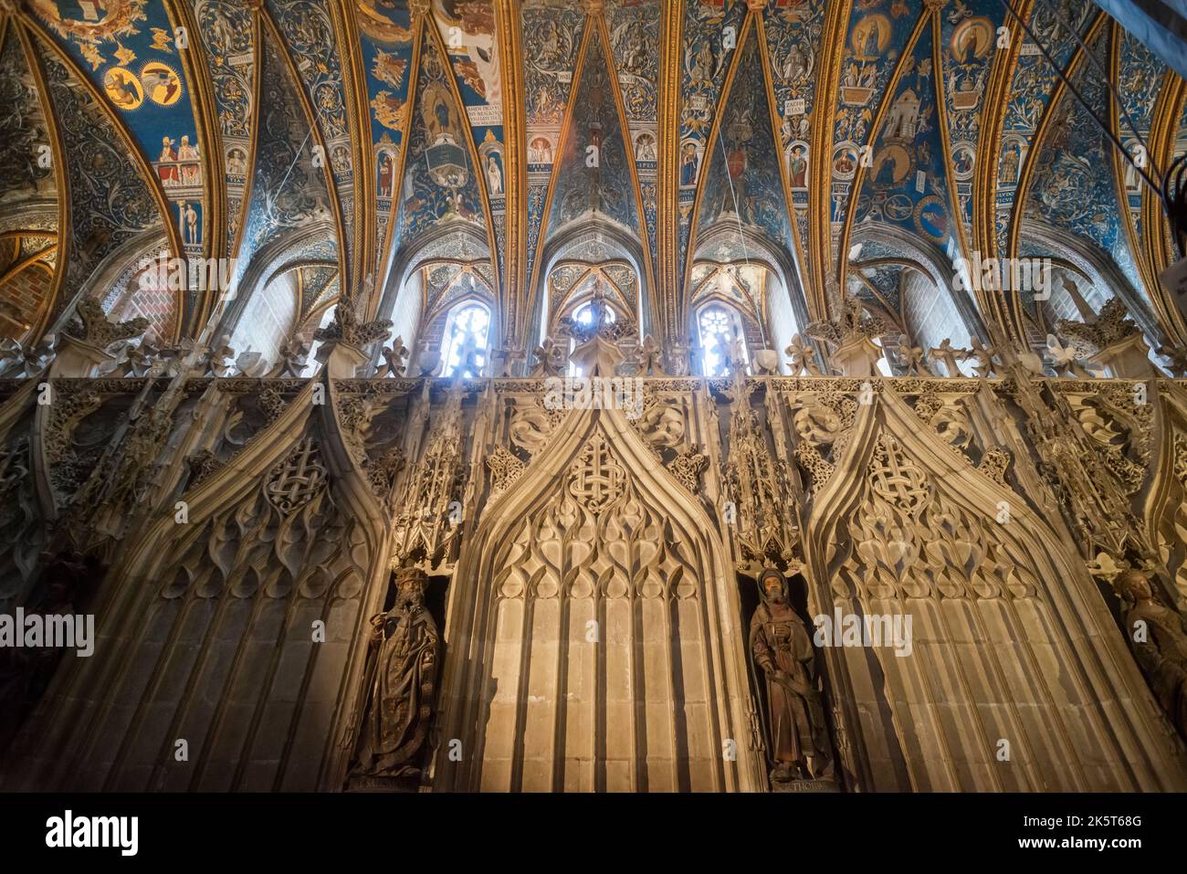 Cathedral Basilica of Saint Cecilia (aka Albi Cathedral). Built between ...
