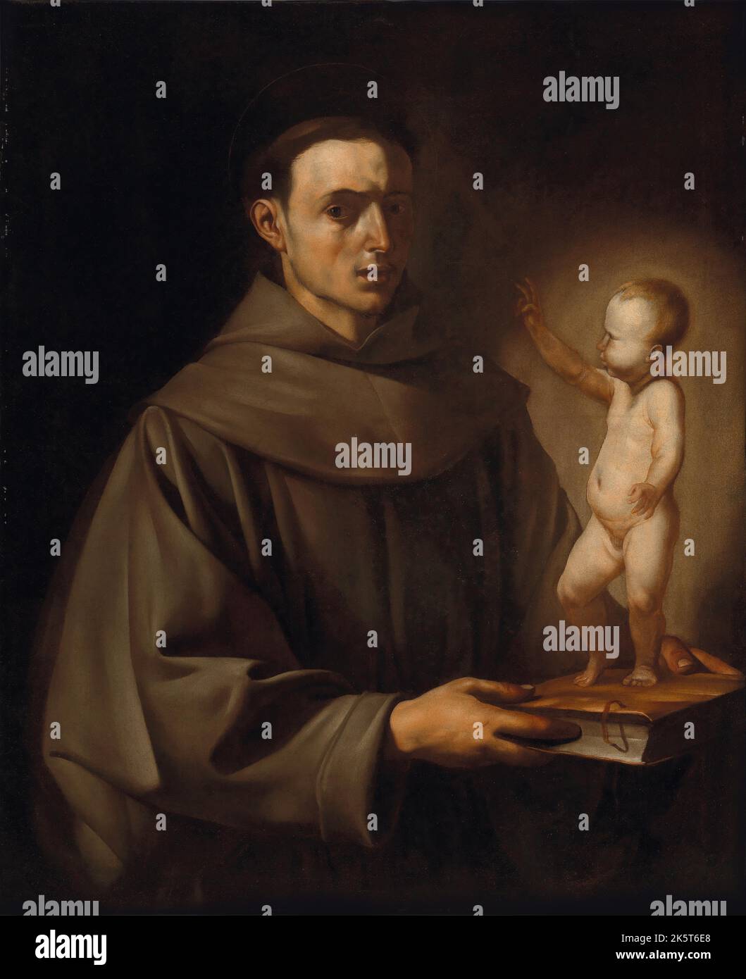 Saint Anthony of Padua with the Infant Jesus, ca 1612-1615. Private ...