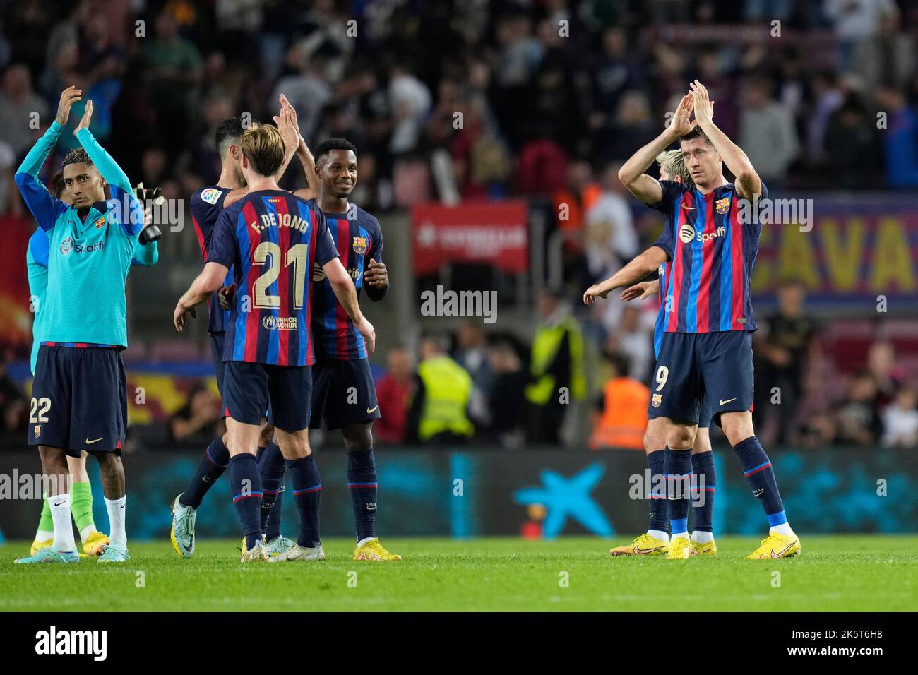 Barcelona, Spain. 9th Oct, 2022. Robert Lewandowski (FC Barcelona ...