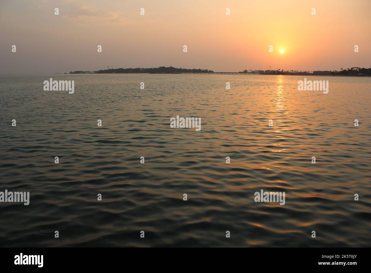 A beautiful evening and sunset on the Jeddah Corniche. A beautiful ...