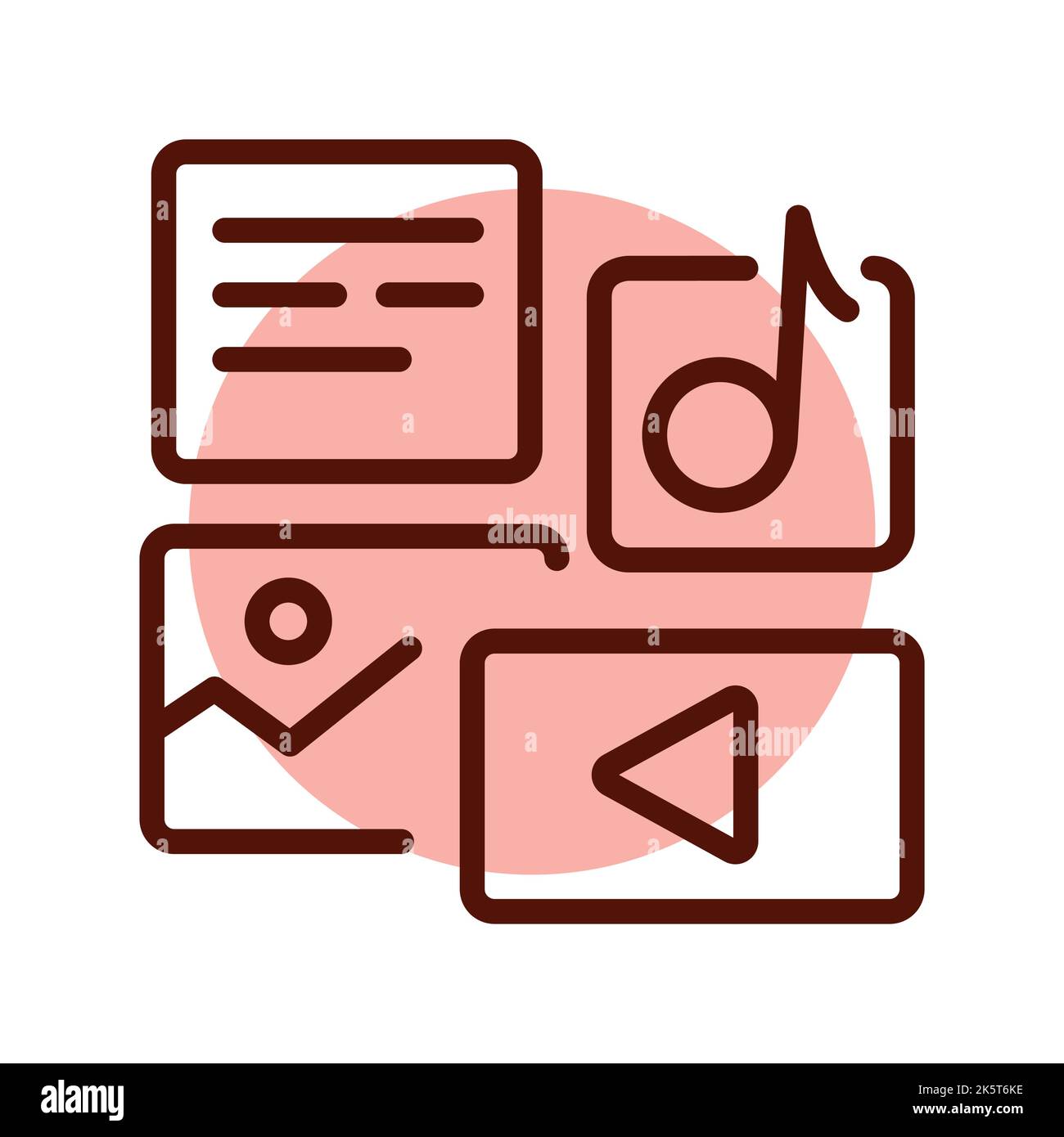 Broadcast content Stock Vector Images - Alamy