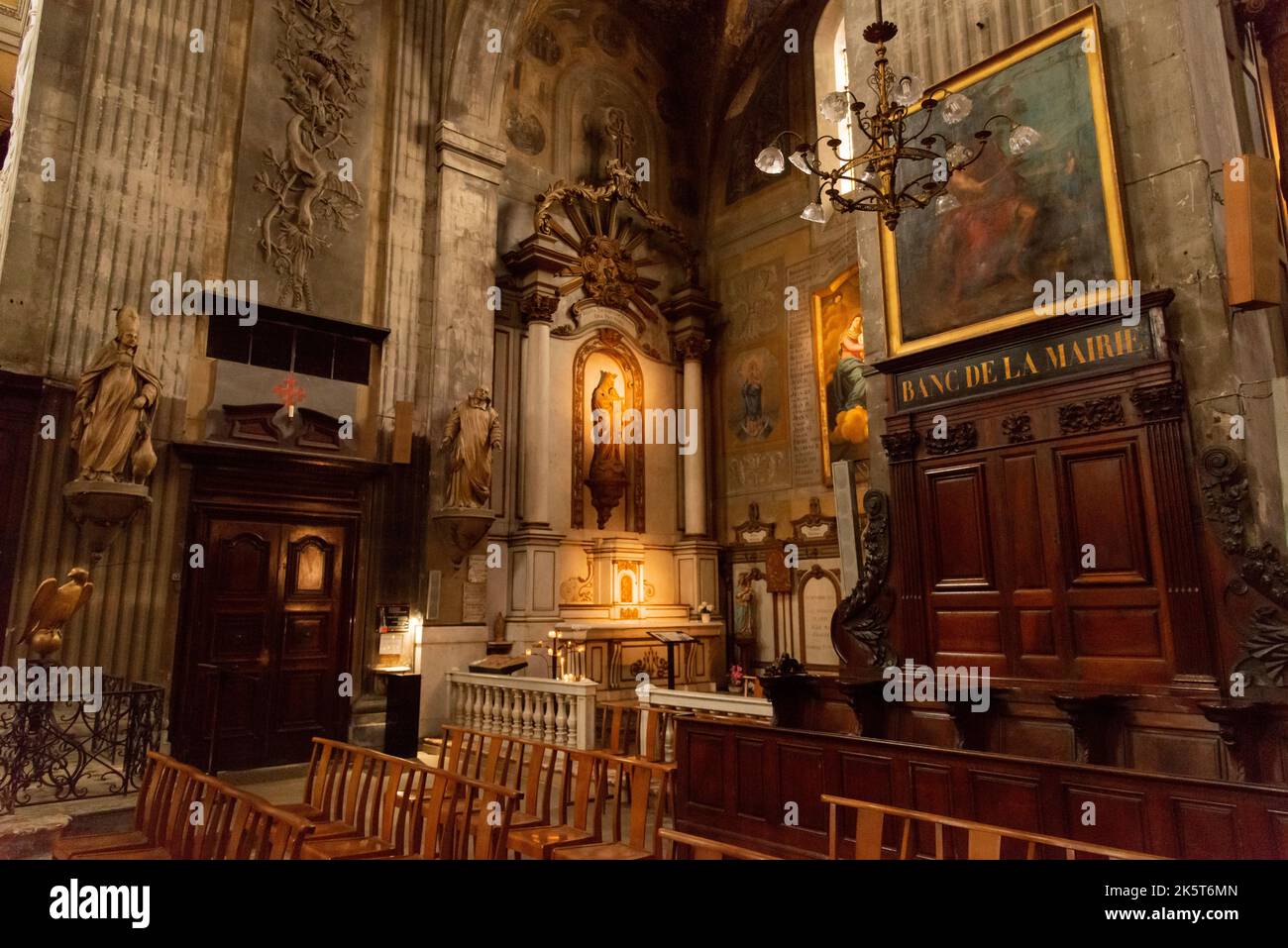 St Benoit Cathedral. Baroque style. 17th century. Castres. Tarn ...
