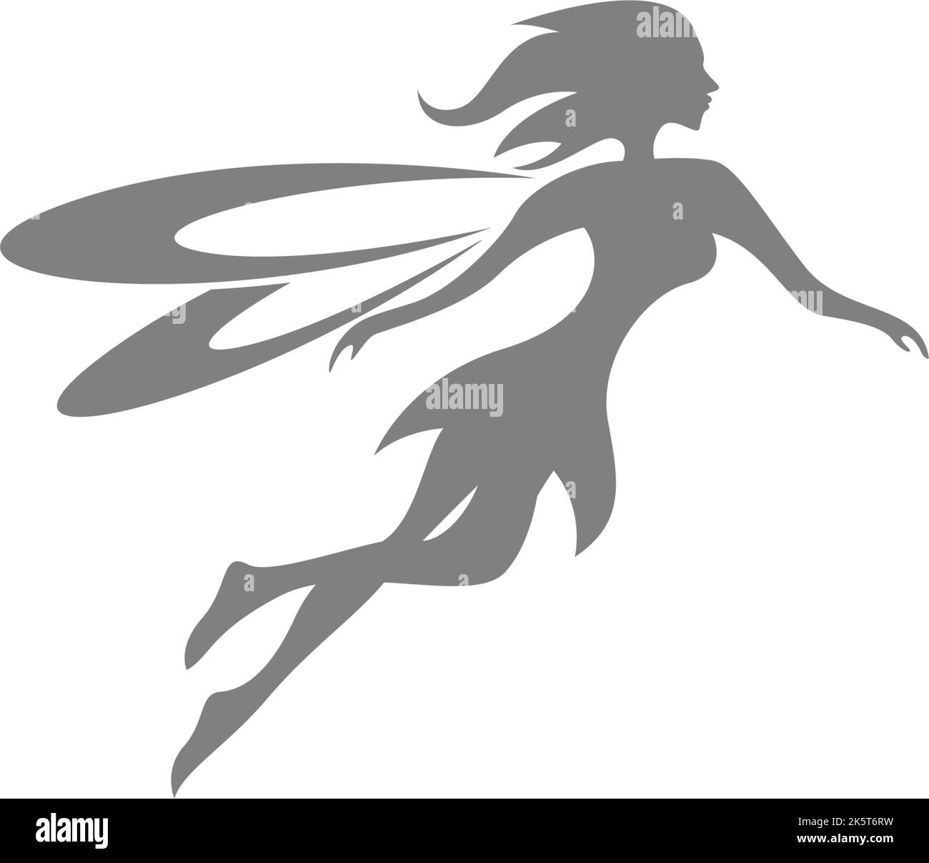 Fairy logo icon design illustration template Stock Vector Image & Art ...