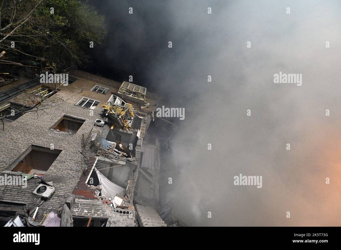 Zaporizhzhia, Ukraine. 10th Oct, 2022. ZAPORIZHZHIA, UKRAINE - OCTOBER ...