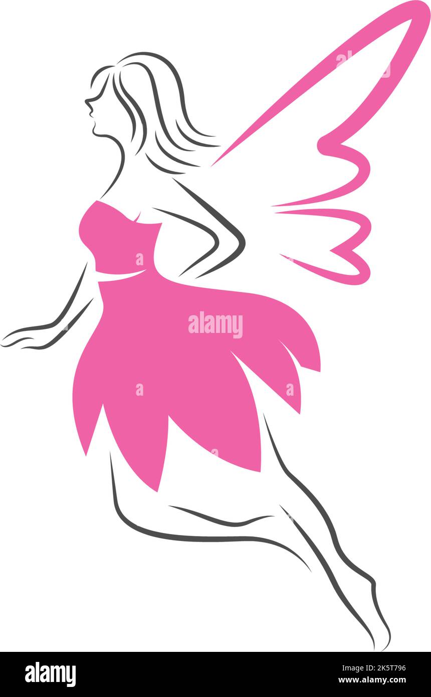 Fairy logo Stock Vector Images - Alamy