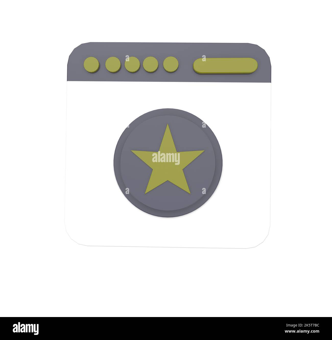 Minimal 3d Illustration Web Ui Ux Design Web Development Concept Web Design Computer Browser