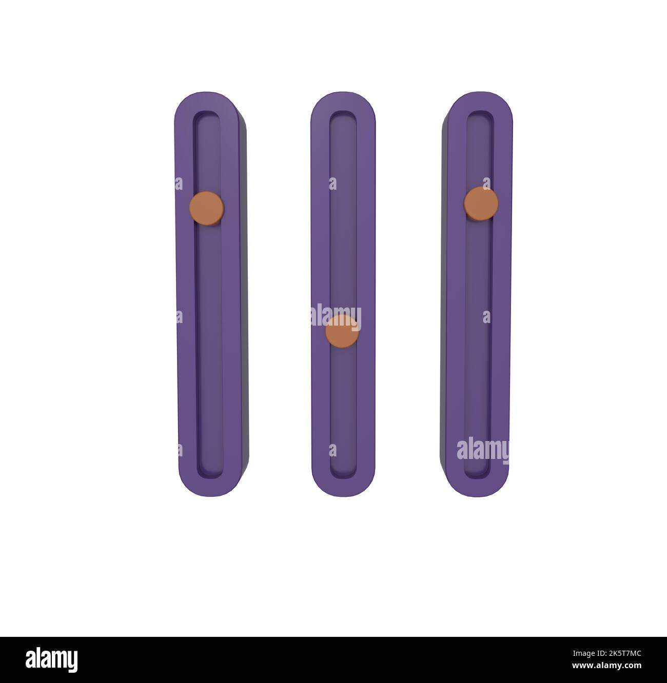 minimal equalizer Slider icon, Music sound Adjustment symbol, 3d render ...