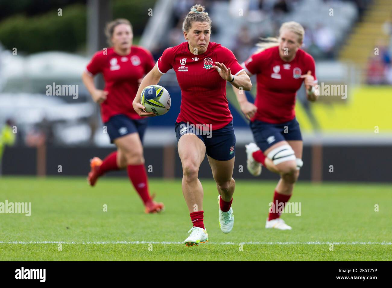 England's Claudia MacDonald during the Women's Rugby World Cup 2021 ...