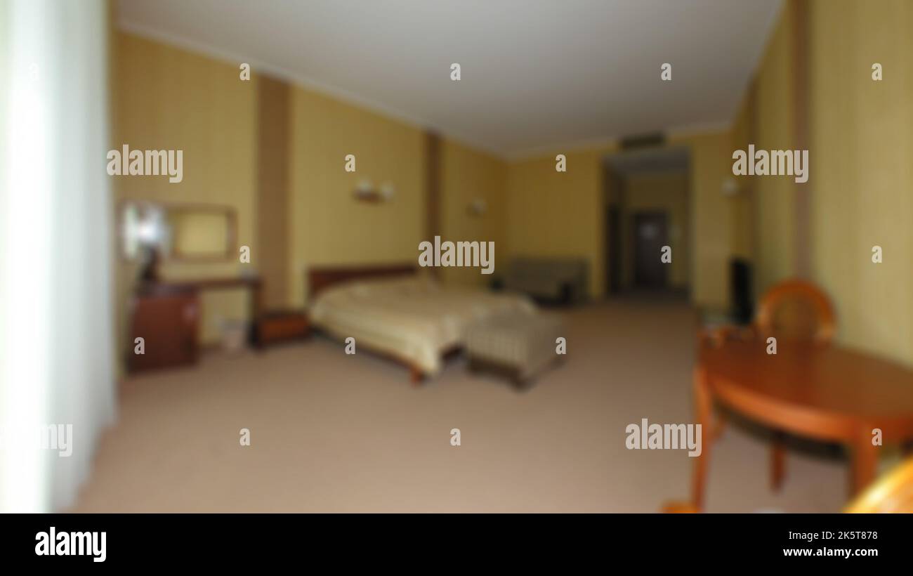 Defocused and Blur Photo of Luxury and Modern Bedroom Hotel Appartment ...