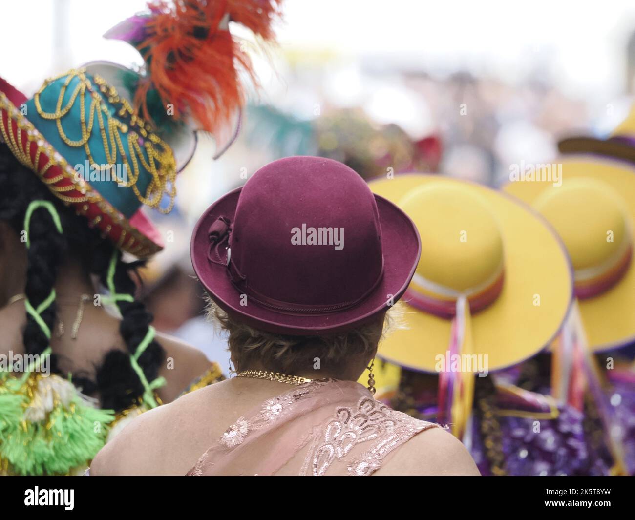 traditional ecuador parade costume dress detail Stock Photo - Alamy