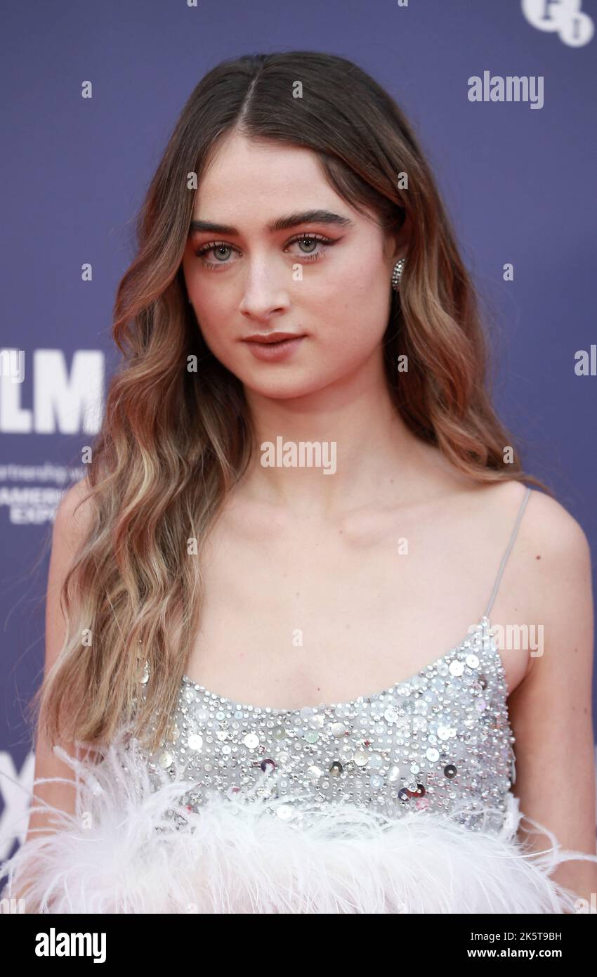 Raffey Cassidy attends the "White Noise" UK premiere at The Royal ...