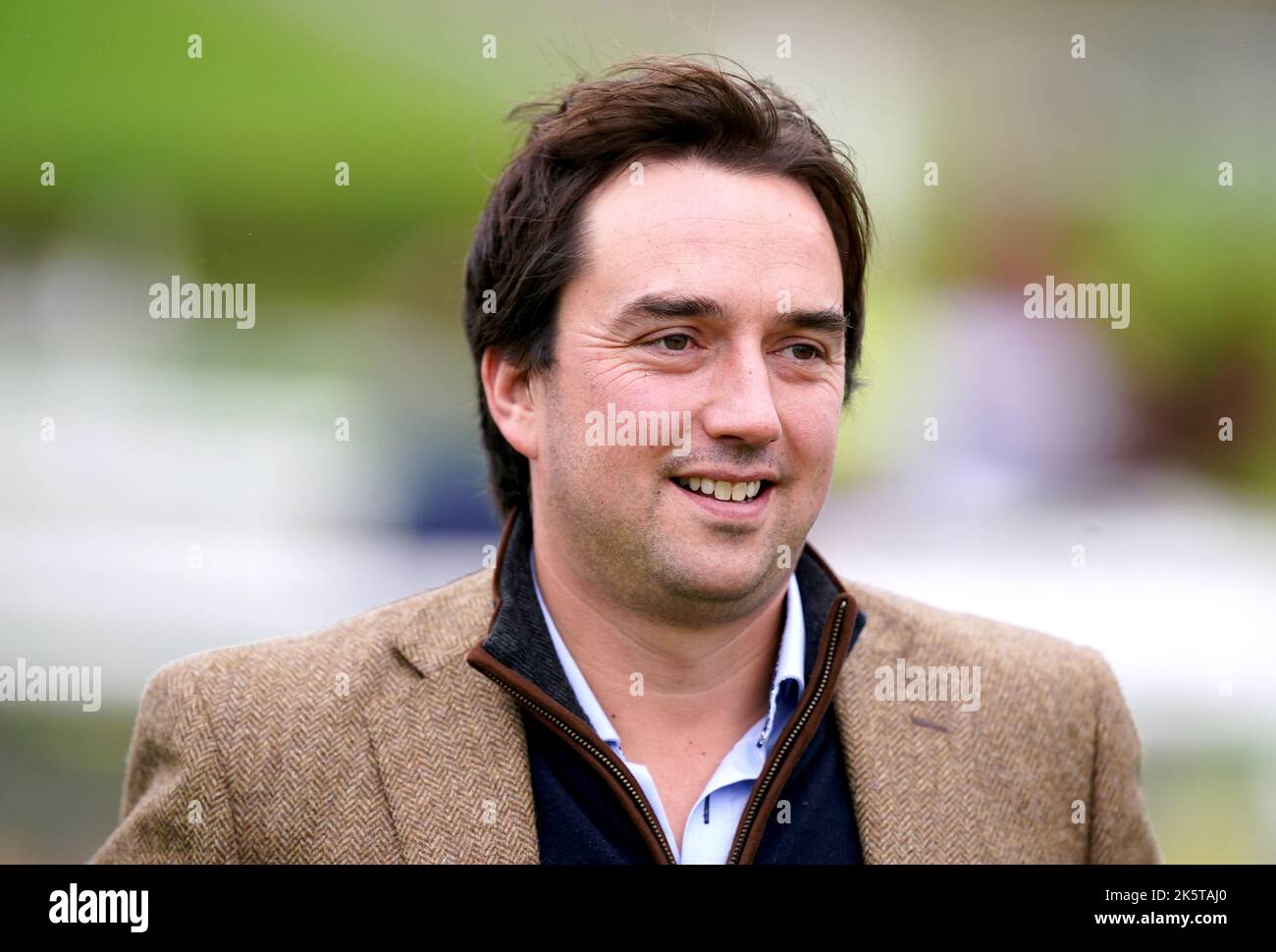 File photo dated 17-10-2021 of Horse trainer Ben Haslam. Millionaire ...