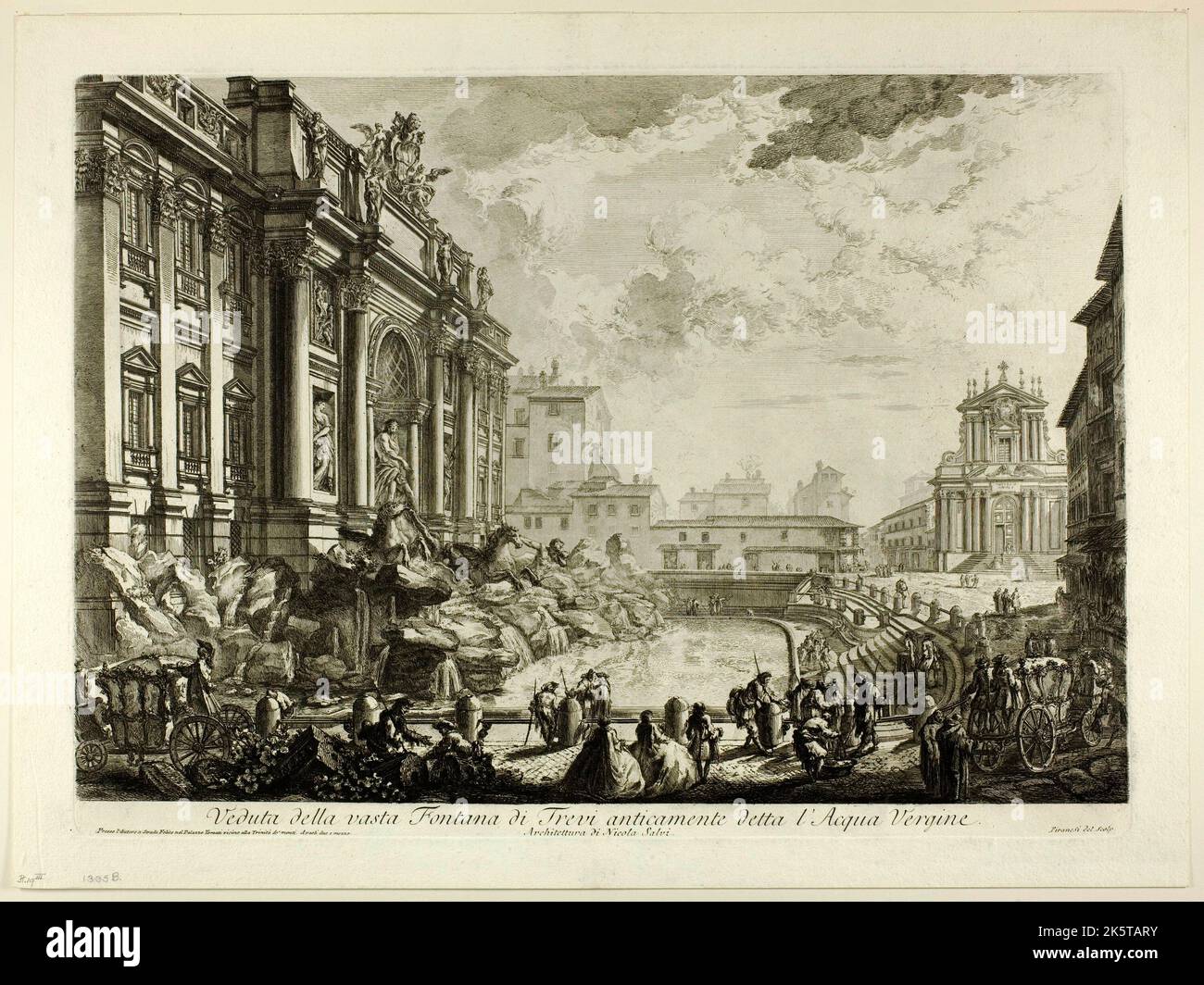 Giovanni BAttista Piranesi - Etching on heavy ivory laid paper - View ...