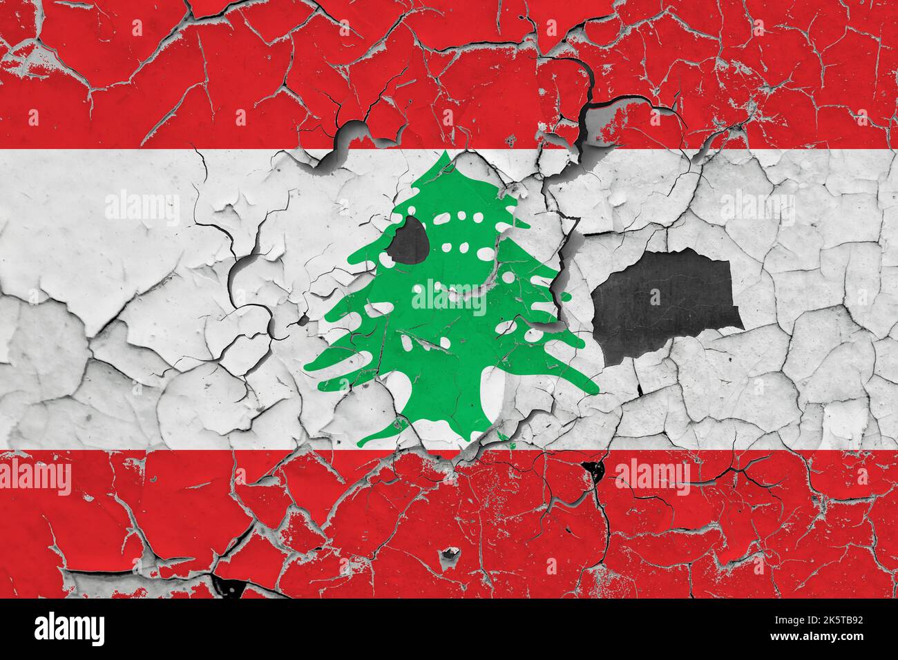 3D Flag of Lebanon on an old stone wall background Stock Photo - Alamy