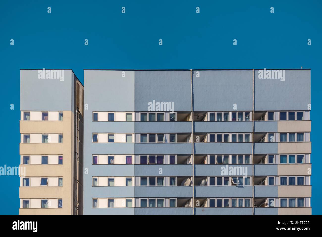 Tower blocks council housing estate Abbey Estate in Camden, London ...
