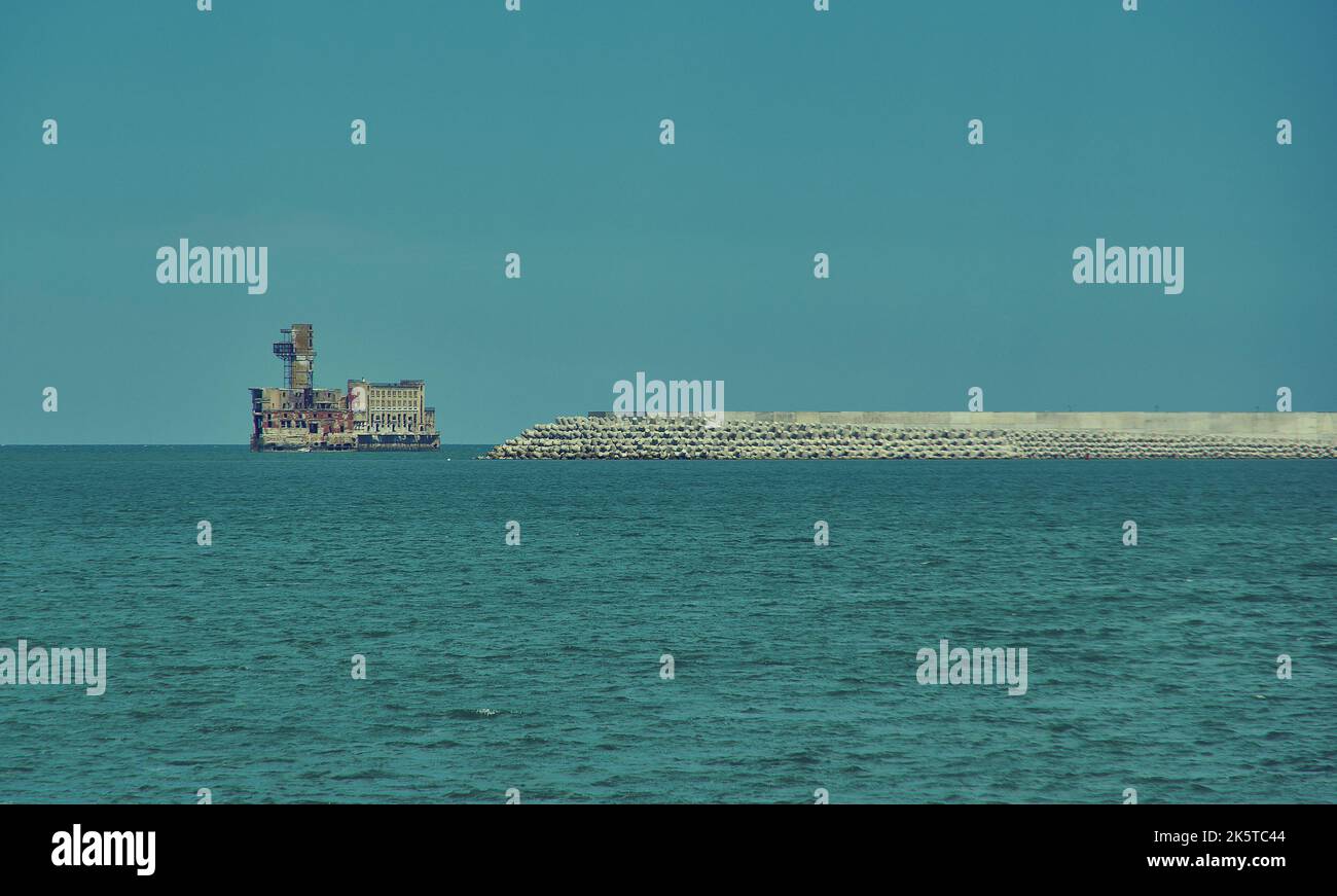 Dagestan Fort Boyard, Kaspiysk, city in the Republic of Dagestan ...