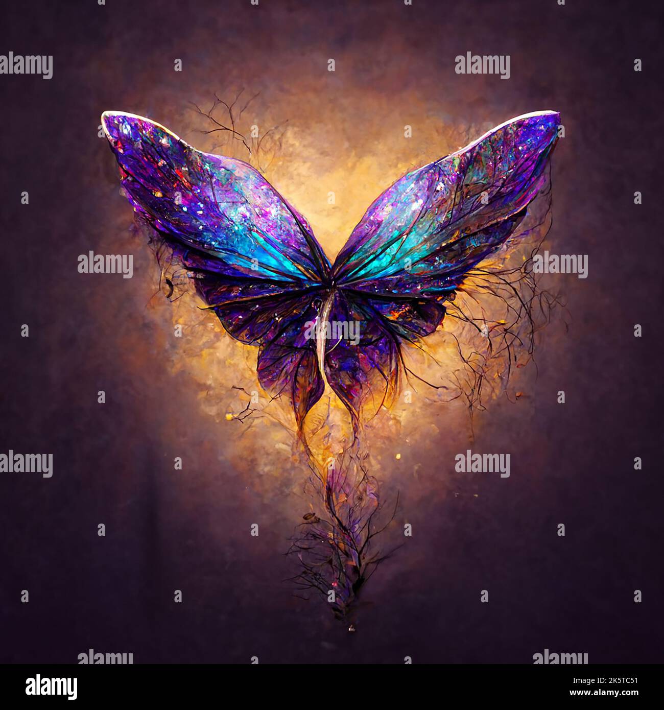 Cartoon cute pink butterfly insect hi-res stock photography and images ...
