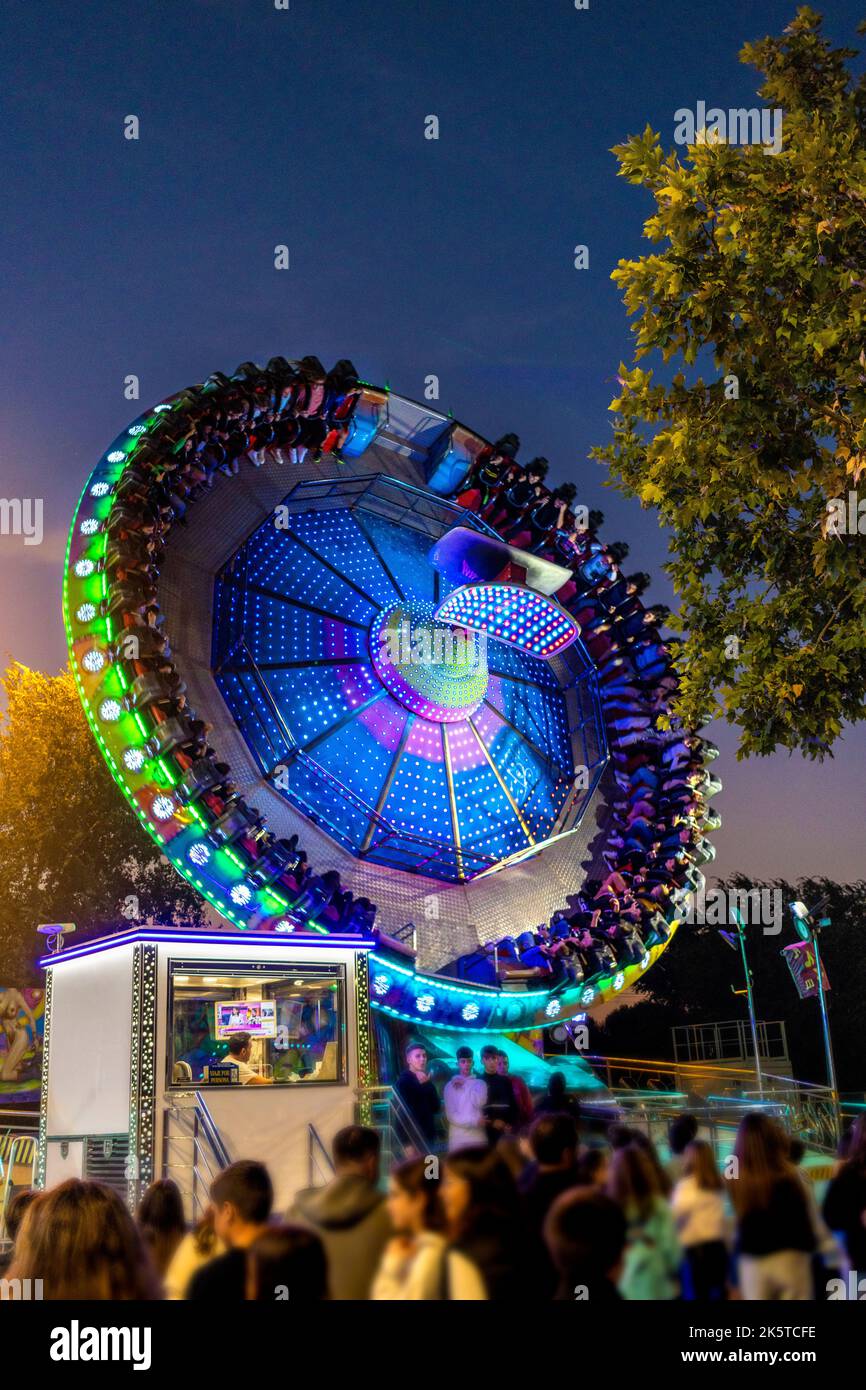 Funfair poster illustration hi-res stock photography and images - Alamy