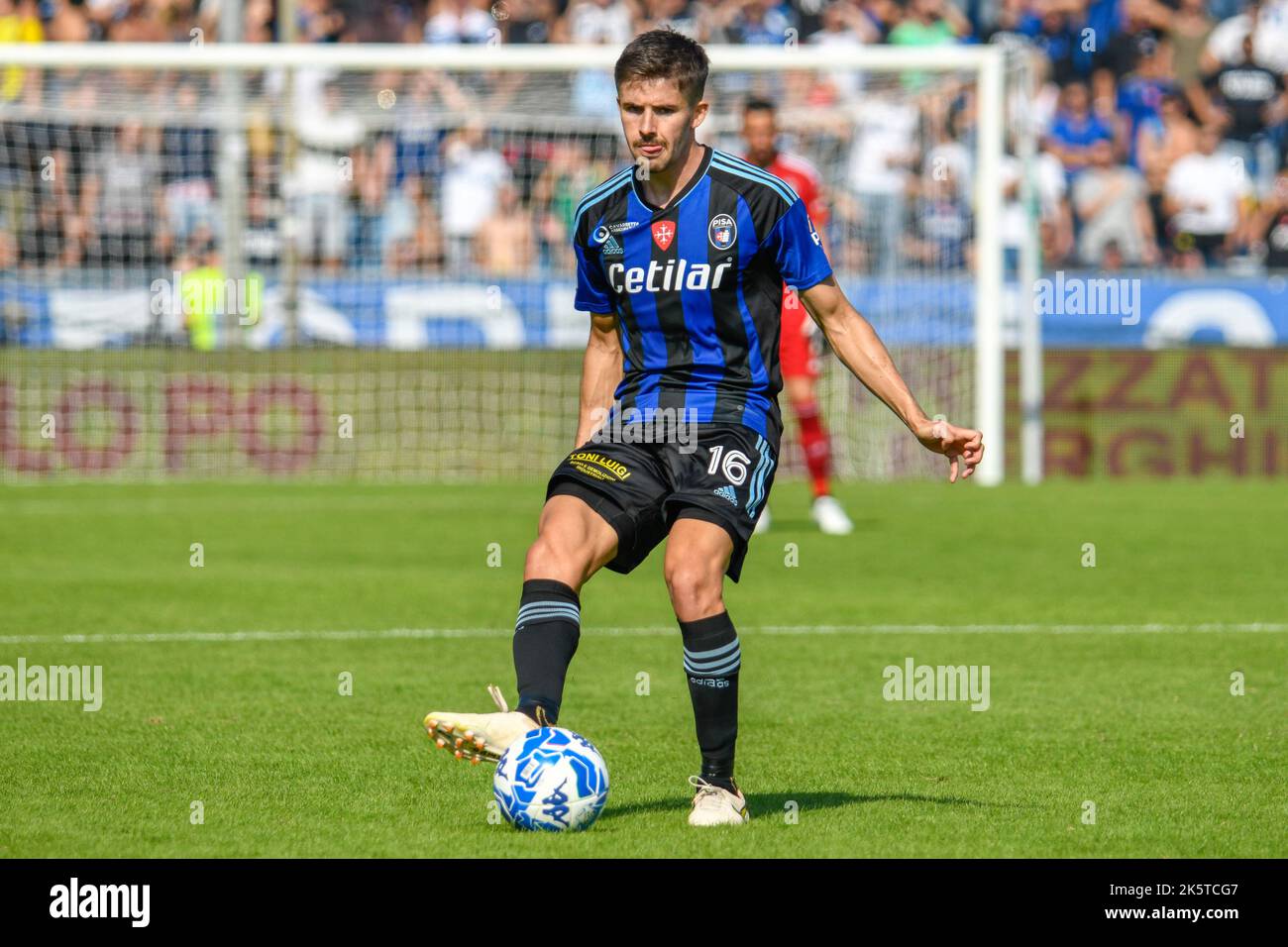 Arena Garibaldi, Pisa, Italy, October 08, 2022, Pisa's Ádam Nagy (Pisa ...