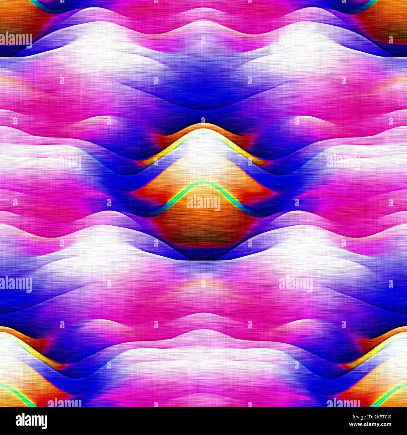 Retro tie dye bright pattern. Playful vintage pink shibori wallpaper ...