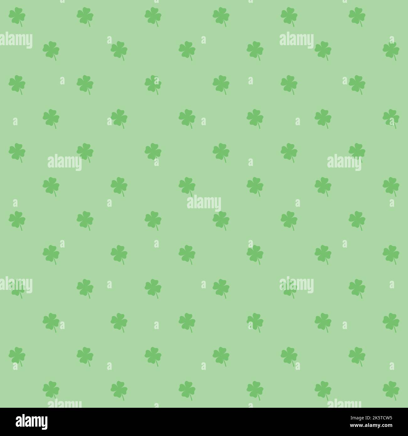 Clover Seamless Pattern Background Vector Illustration Stock Vector ...