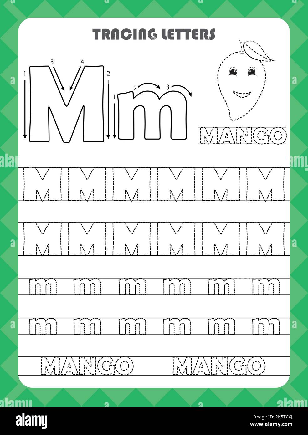 Trace letters of English alphabet and fill colors Uppercase and ...