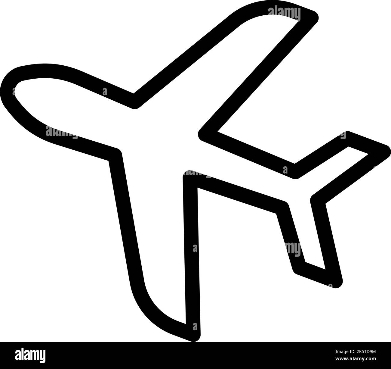 Plane icon vector. Airplane icon vector. Flight transport symbol ...