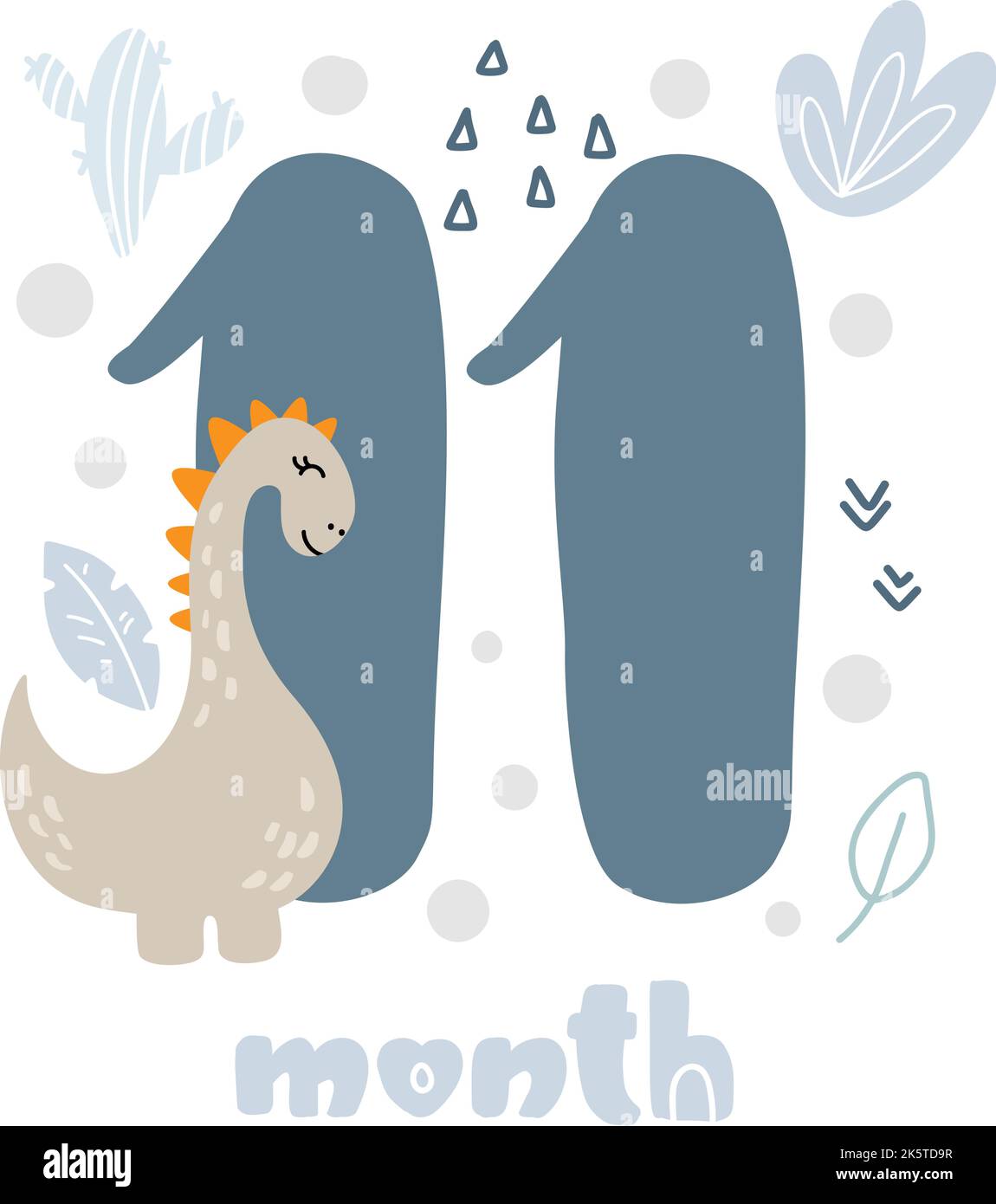 11 eleven months Baby boy anniversary card metrics. Baby shower print ...