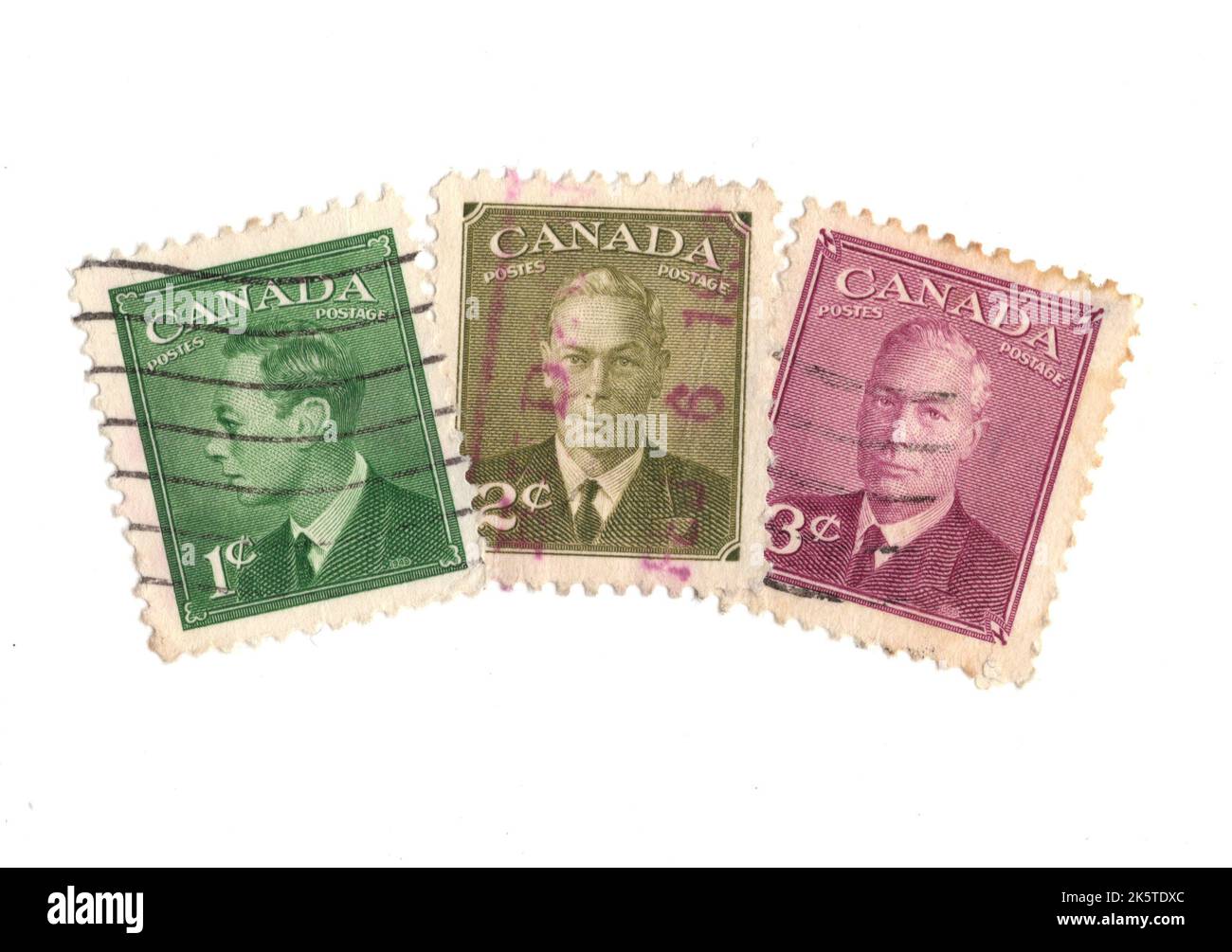 Canada postage stamps hi-res stock photography and images - Alamy