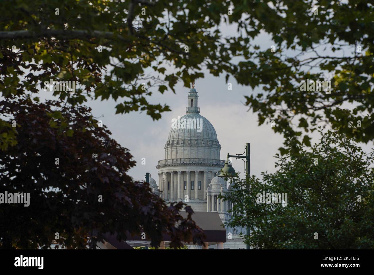 providence rhode island capital historical buildings capitol dome Stock ...
