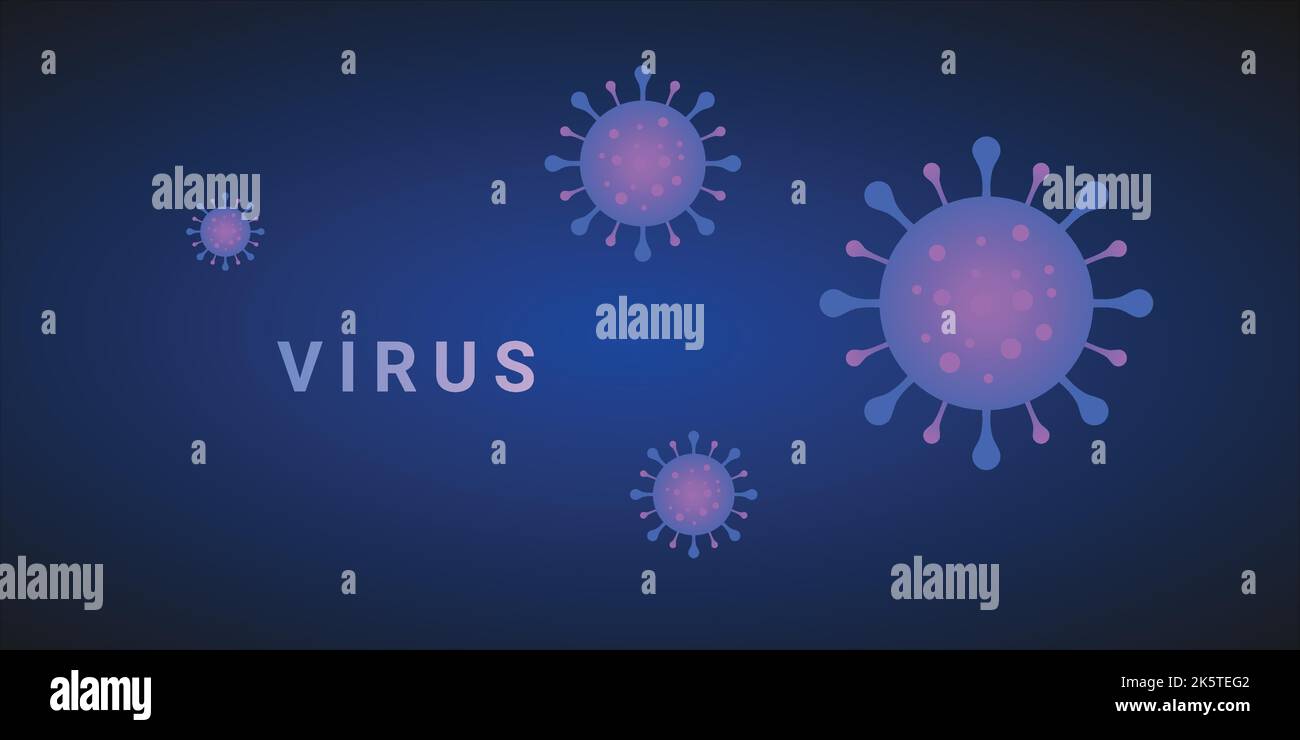 Landscape Virus Abstract Background Vector Illustration Stock Vector ...