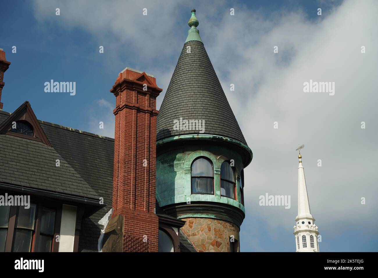 providence rhode island capital historical buildings Stock Photo - Alamy