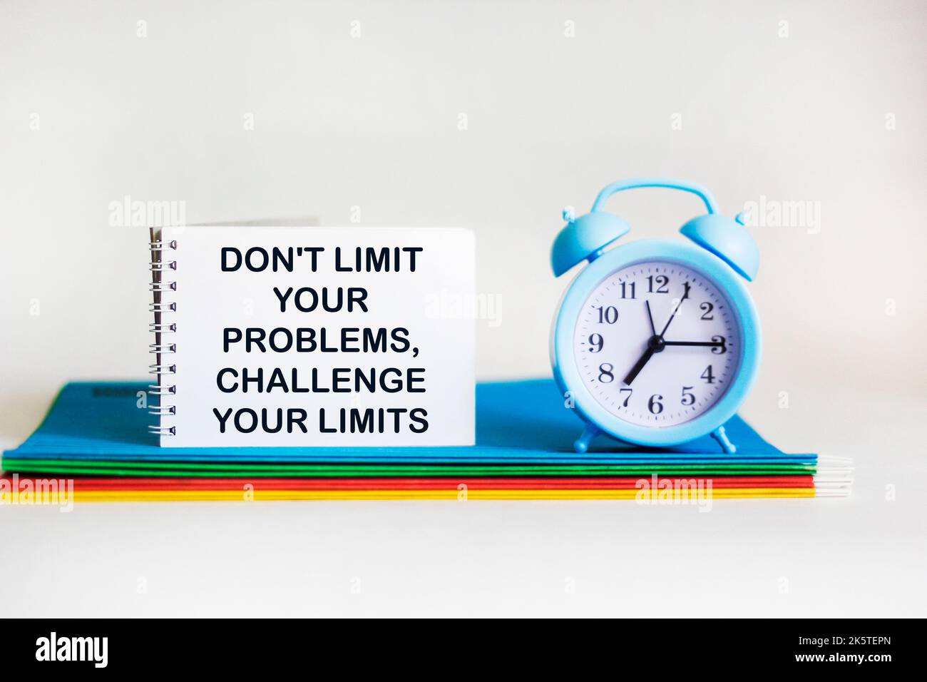 Motivational and inspirational quote - Don't limit your problems ...