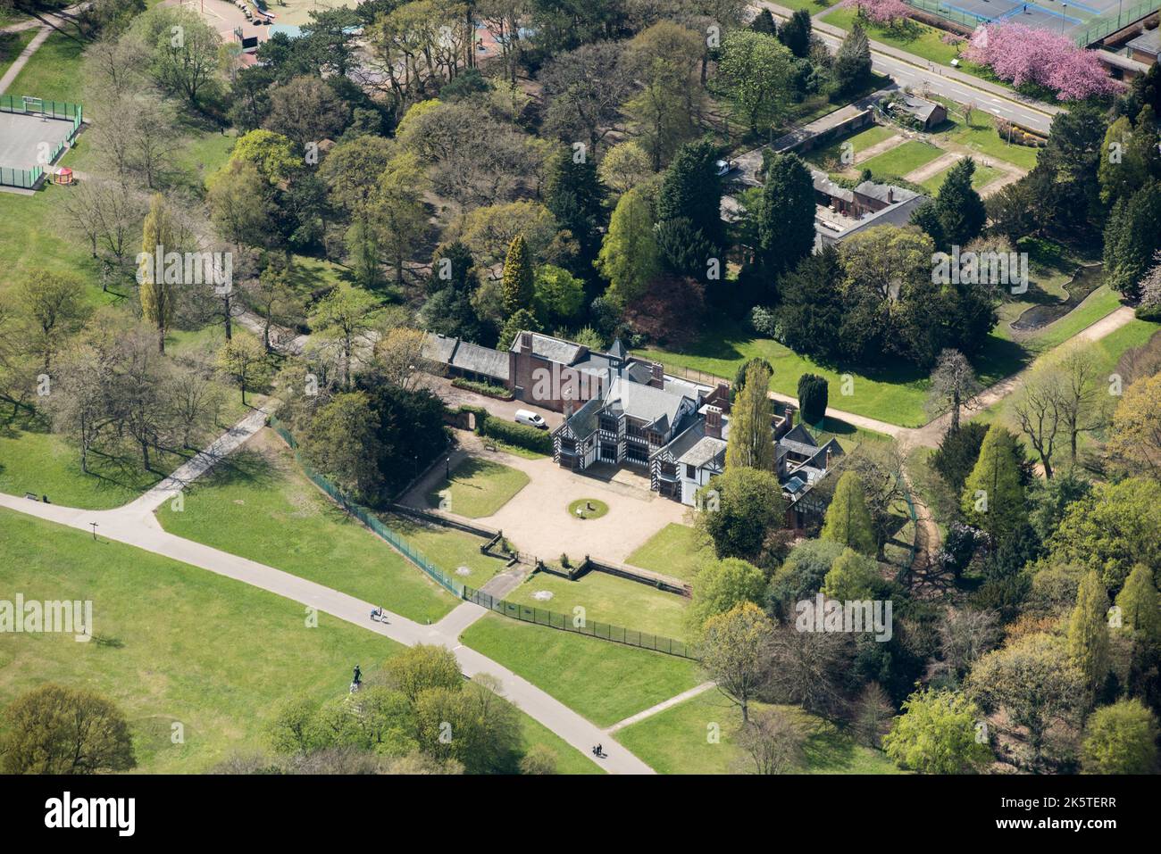 Wythenshawe Hall, a sixteenth century timber-framed manor house ...