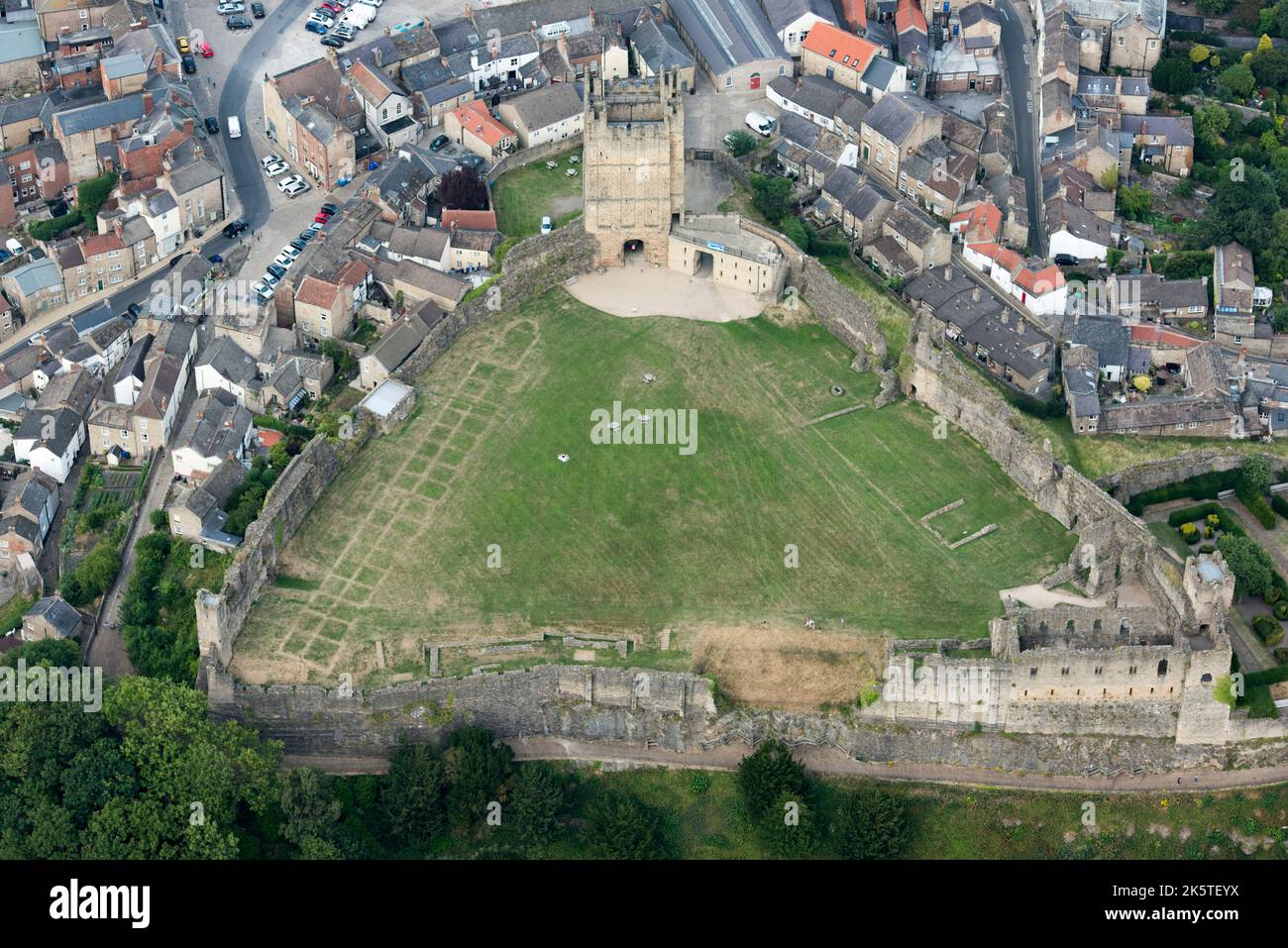 Richmond Castle, North Yorkshire, 2018 Stock Photo - Alamy