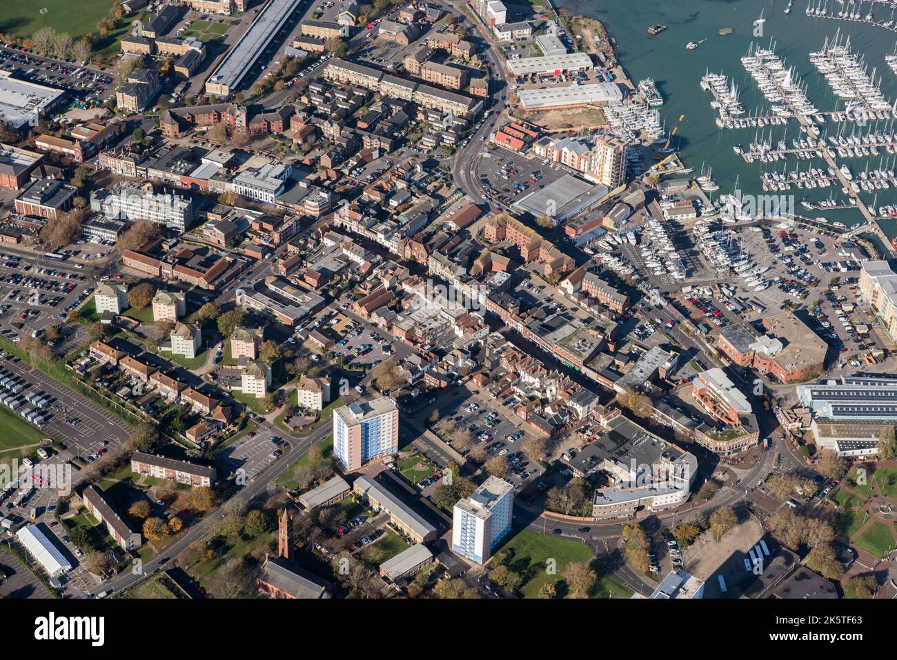 Gosport High Street Heritage Action Zone and town centre, Gosport, Hampshire, 2020 Stock Photo ...