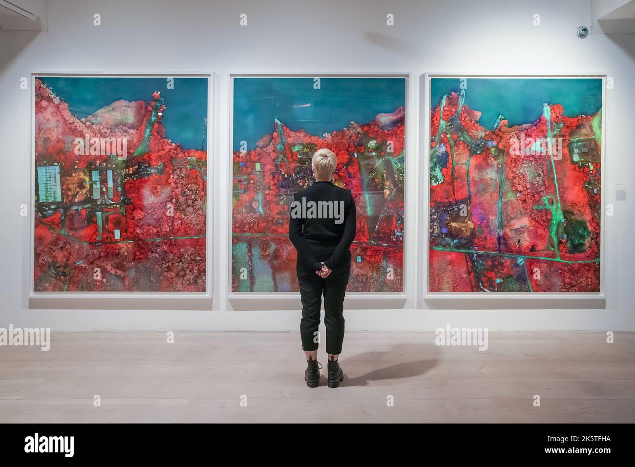 London, UK. 10th October, 2022. Broken Spectre by Richard Mosse at 180 ...