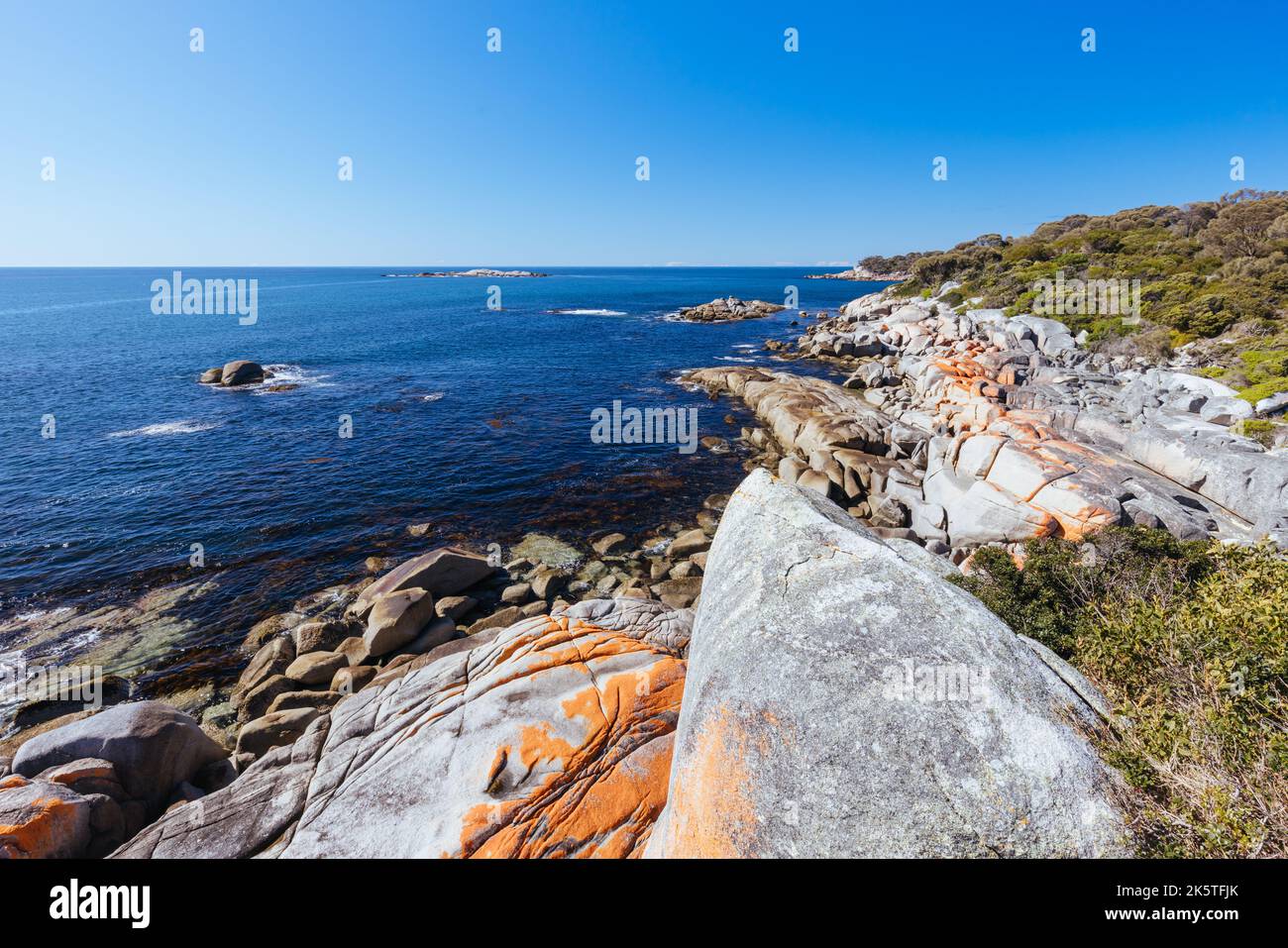 Skeleton Bay Walk in Tasmania Australia Stock Photo - Alamy