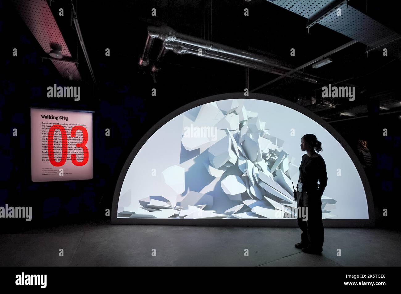 London, UK. 10th October, 2022. Lifeforms by Universal Everything at ...