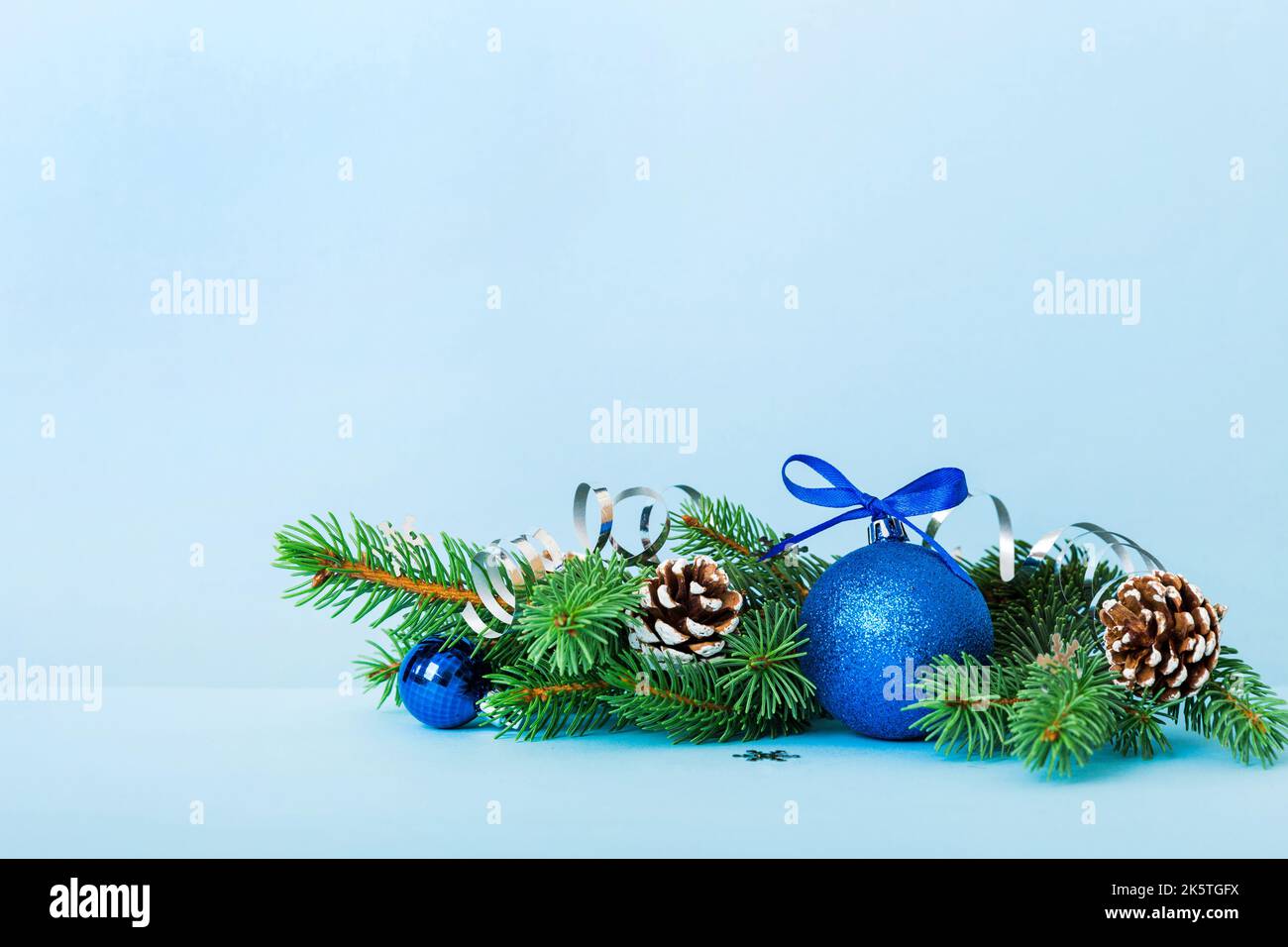 New Year Christmas tree toy, branches of a christmas tree, New Year ...