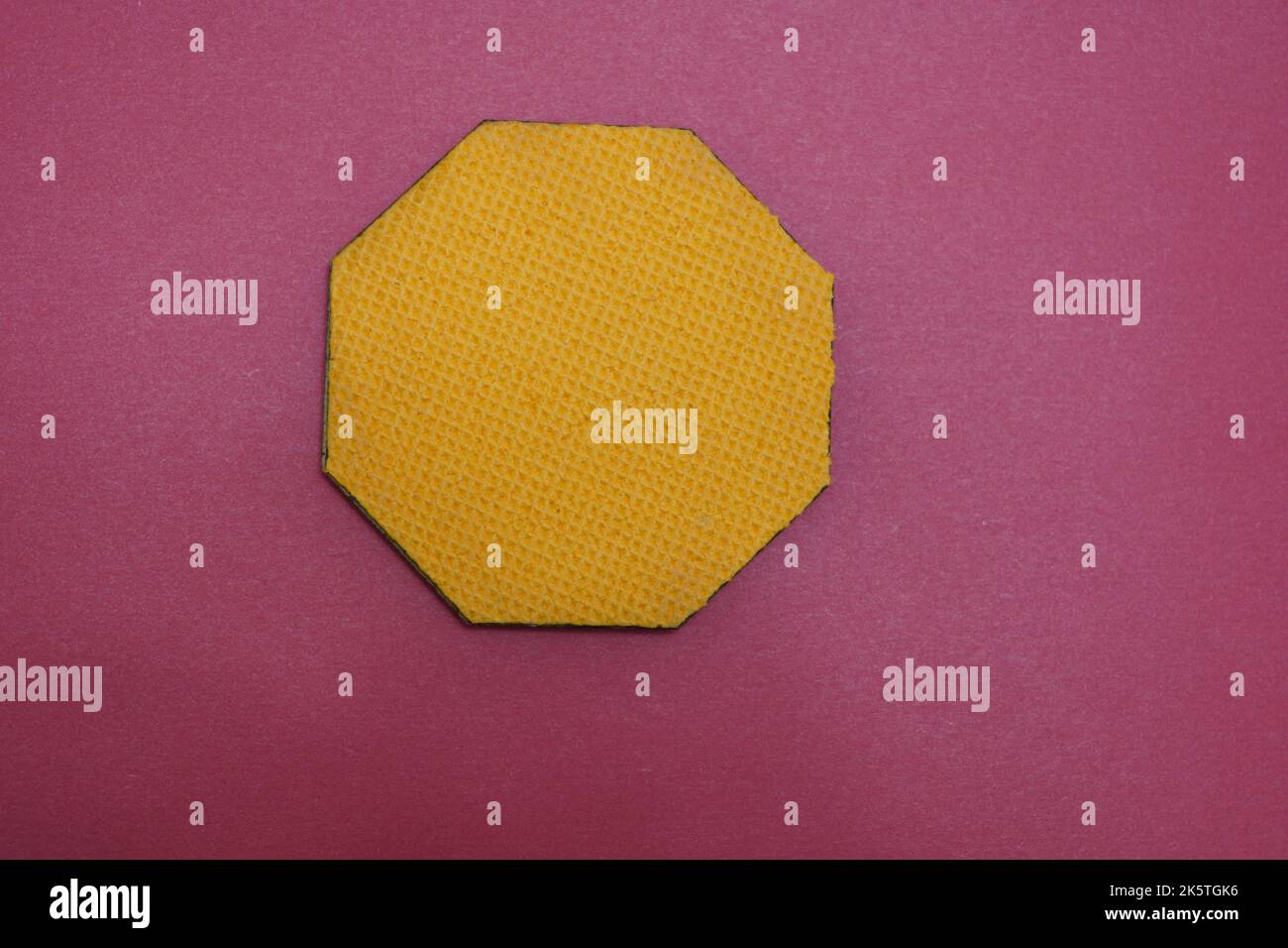 various geometric signs in front of a colored background Stock Photo ...